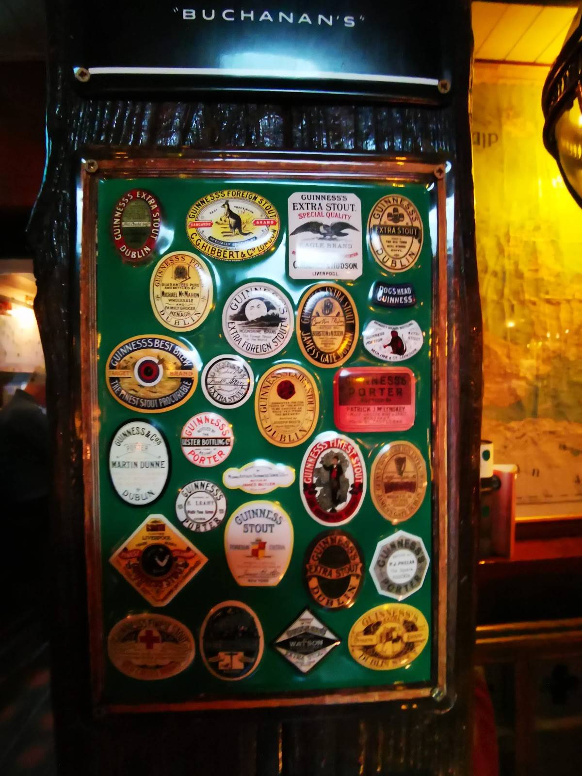 Menu at Paddy Coynes Pub, Tully Cross