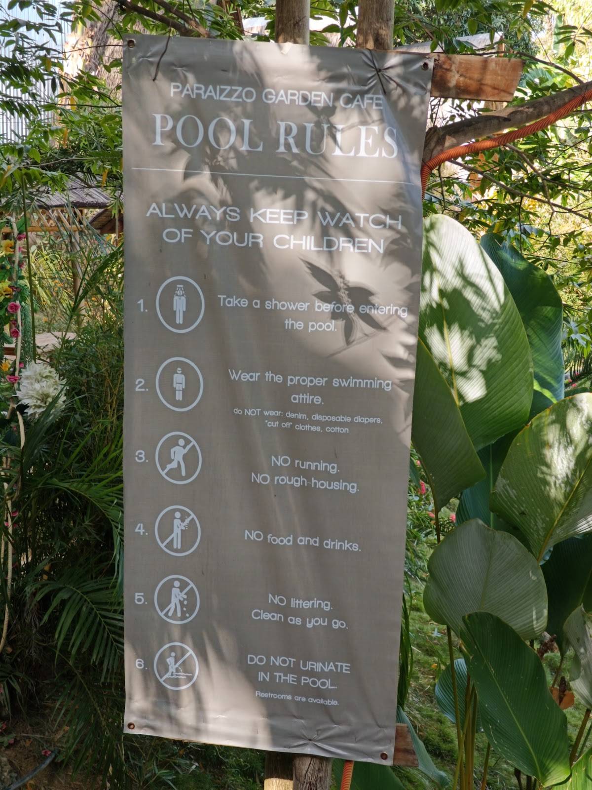 Menu at Paraizzo Garden Cafe, Compostela