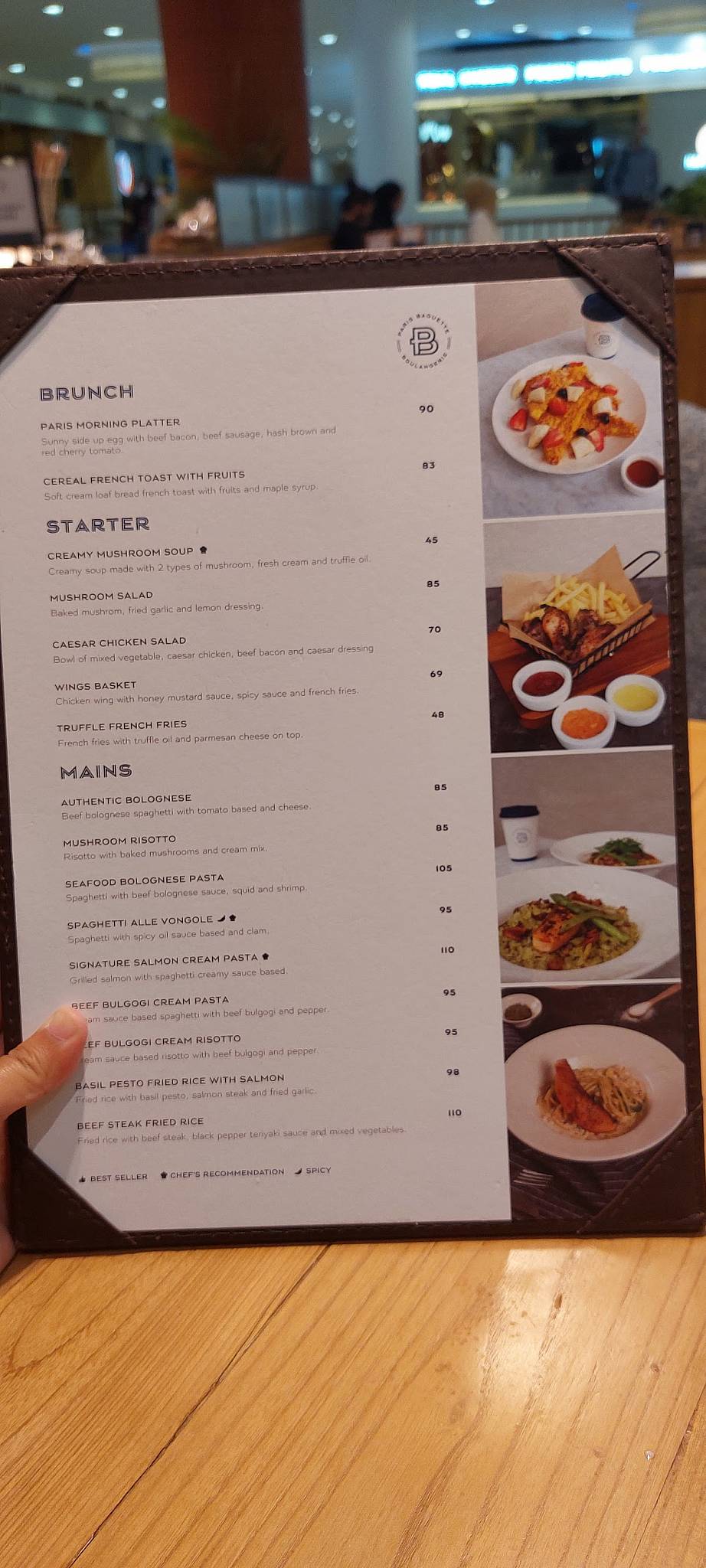 Carta de Paris Baguette - Senayan City, Central Jakarta