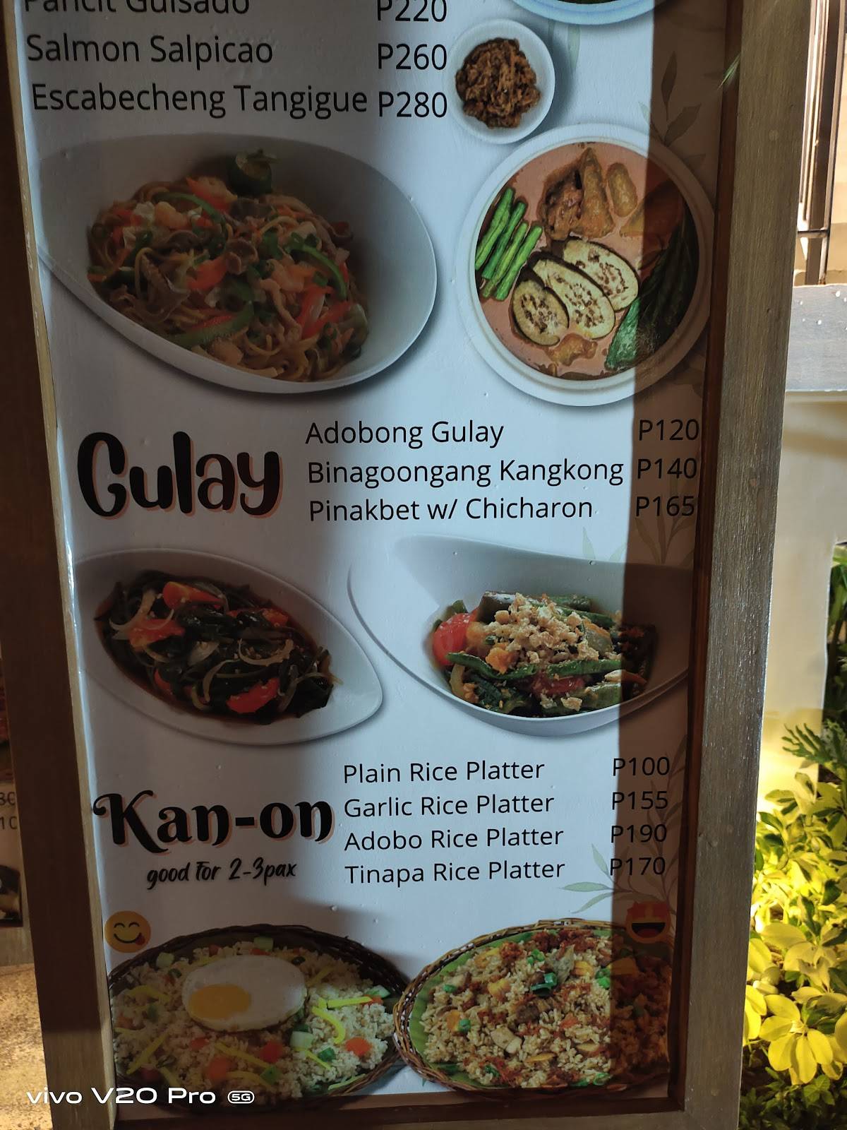 Menu at Parola Seaview Restaurant - Danao, Danao City