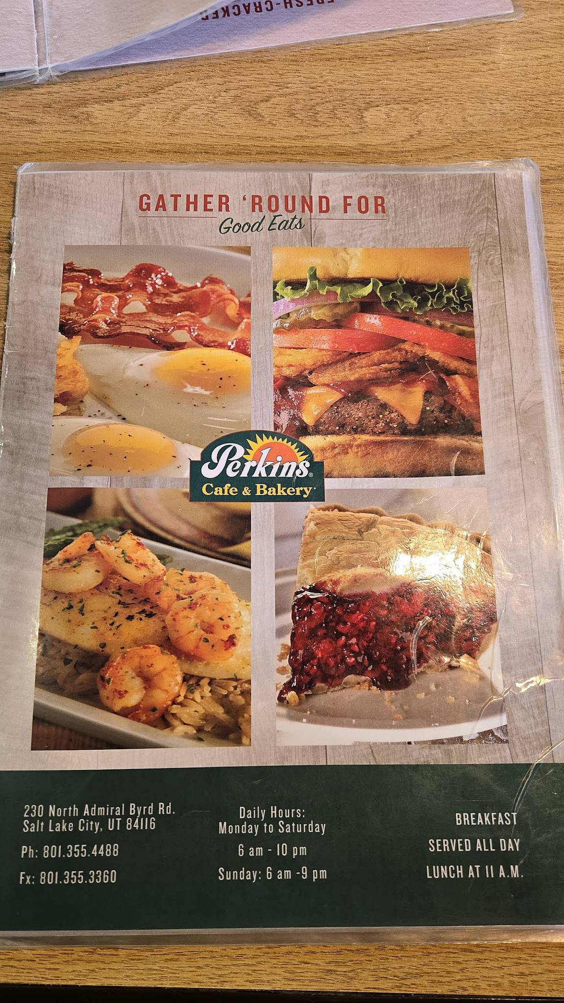 Menu at Perkins Restaurant & Bakery, Salt Lake City