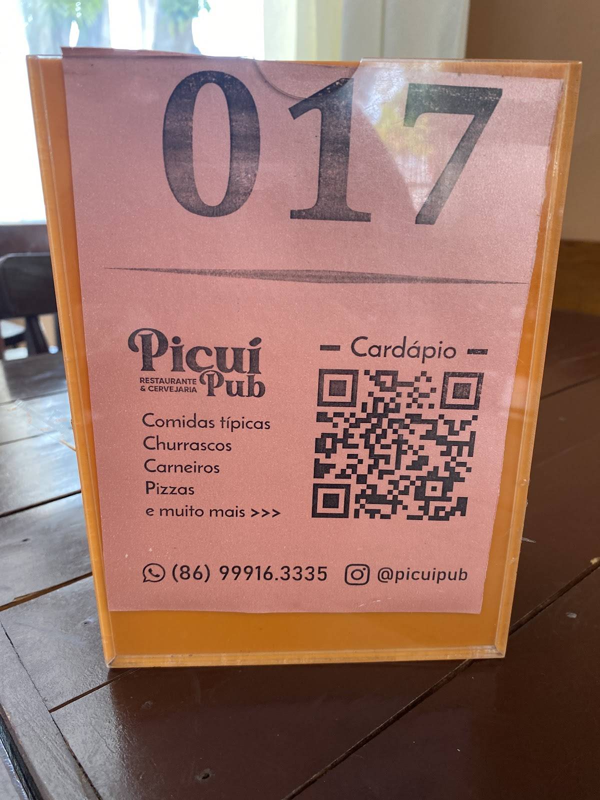 Menu em Picuí Pub Restaurante e Cervejaria, Teresina