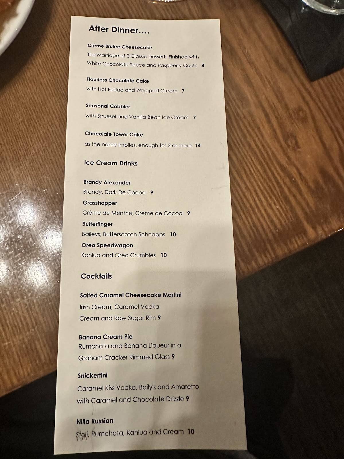 Menu at Piggy's Restaurant and Lounge, La Crosse