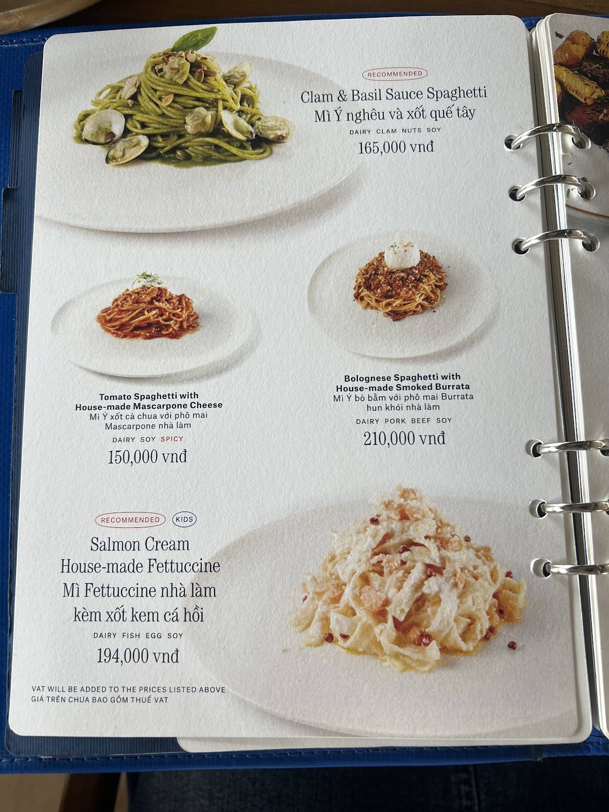 Menu at Pizza 4P's Hikari restaurant, Thu Dau Mot, A12-A16 Đường Lý Thái Tổ