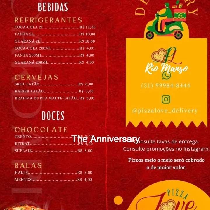 Menu em Pizza Love Delivery pizzaria, Igarapé