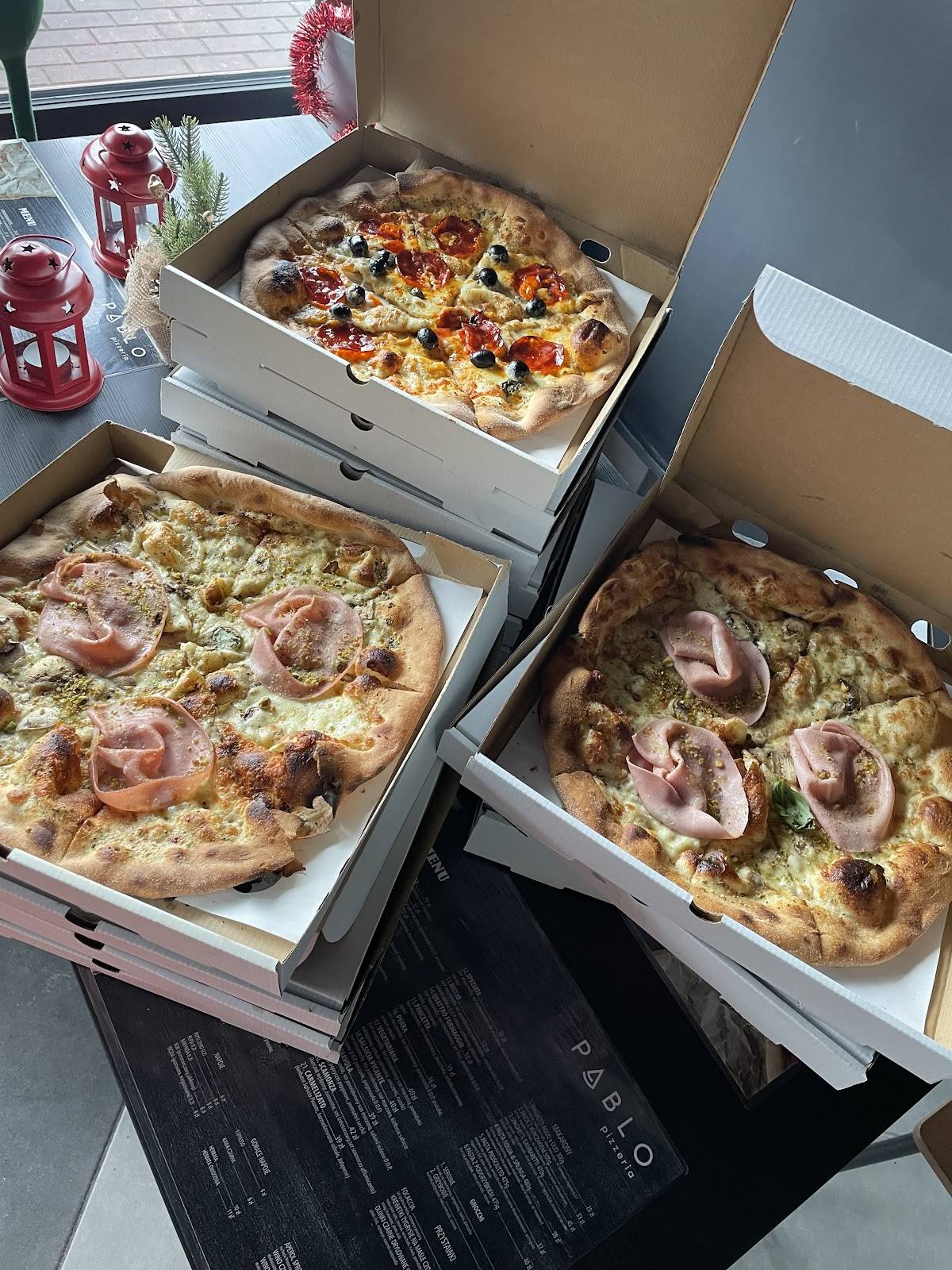Menu at Pizzeria Pablo, Szczecin