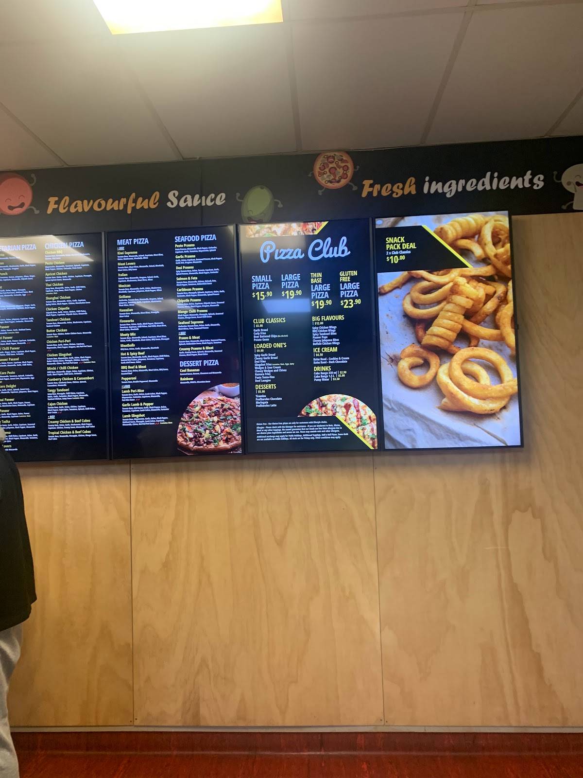 Menu at Pizza Club - Takanini, Auckland, 29b Manuroa Rd