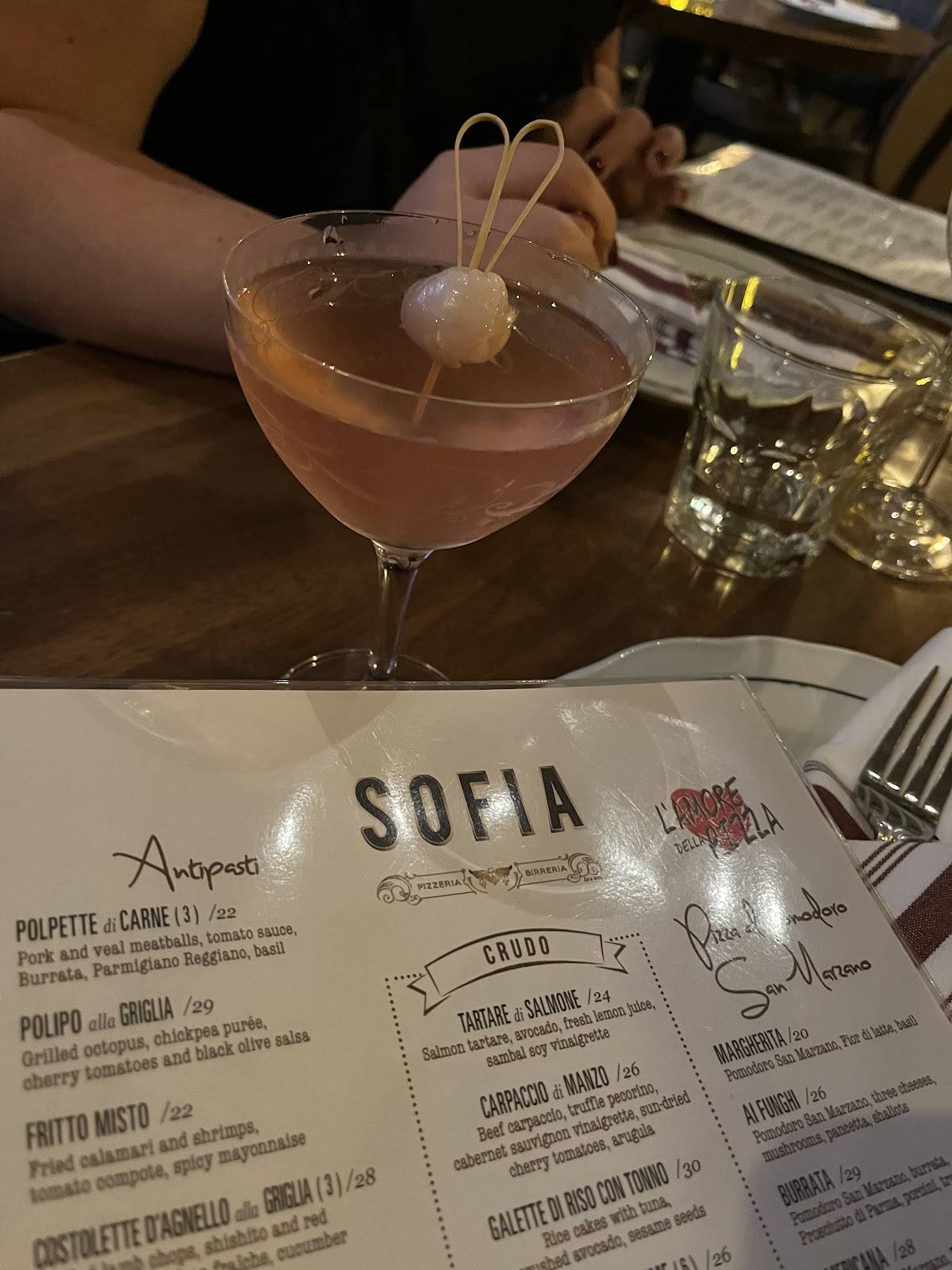 Menu au Pizzeria Sofia (Laval), Laval