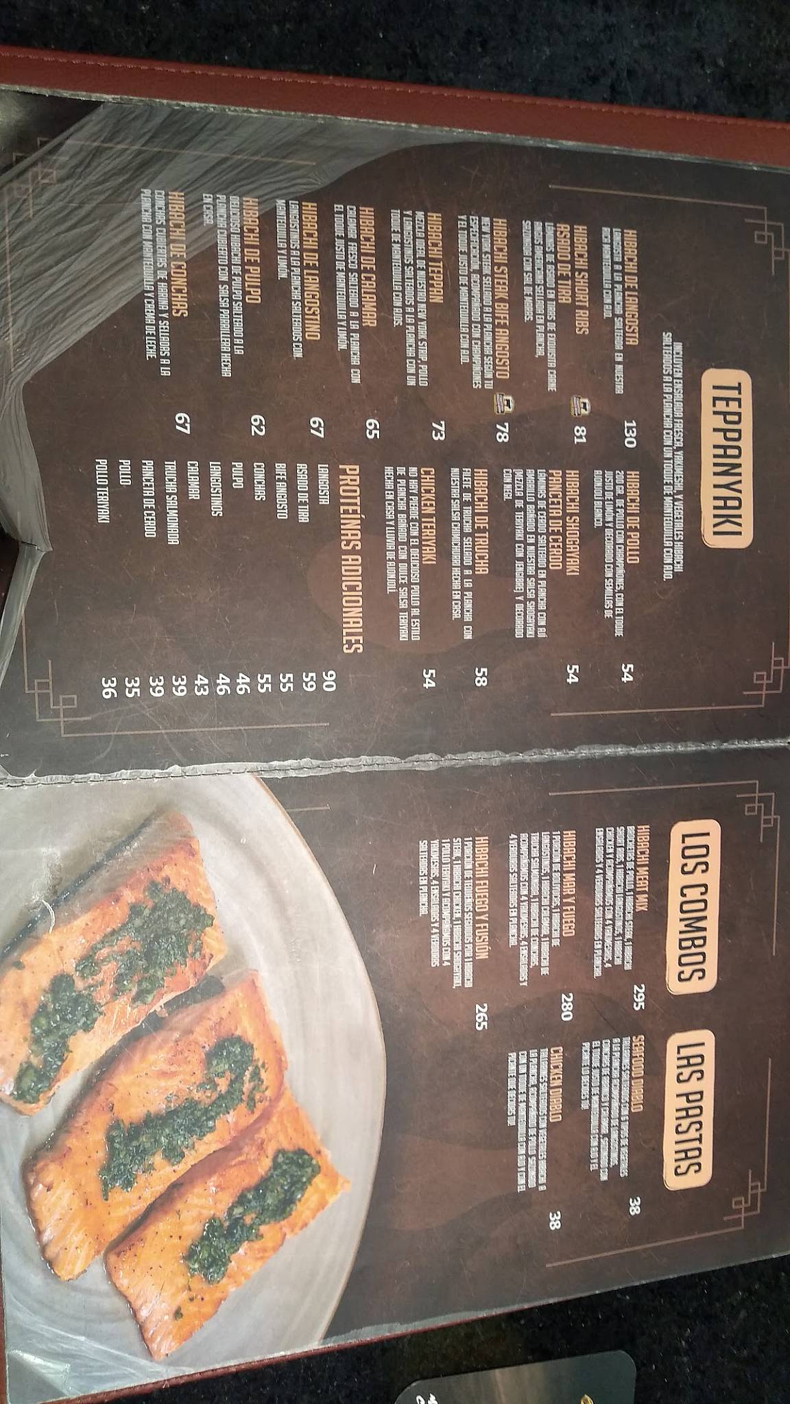 Carta del restaurante Plancha - Criolla y Teppanyaki, Pueblo Libre