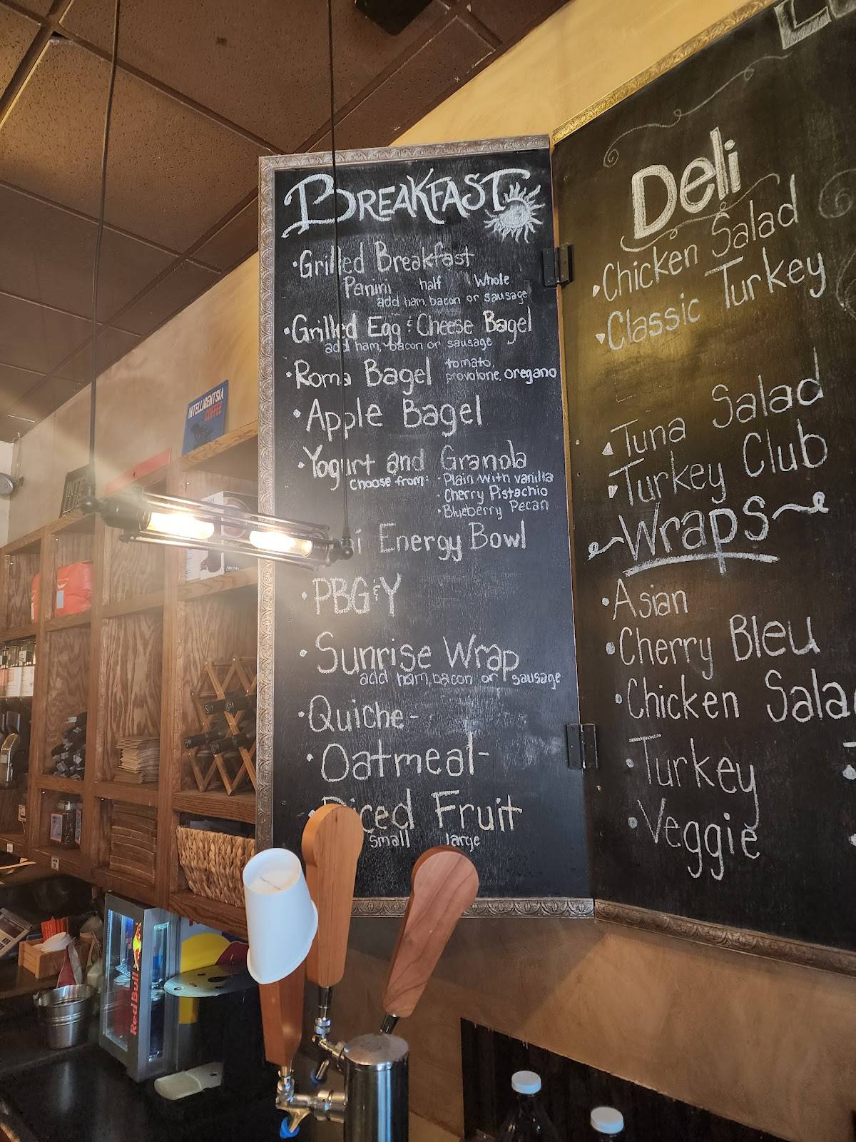 Menu at Planet Perk at City Center cafe, Oshkosh, 100 City Center C