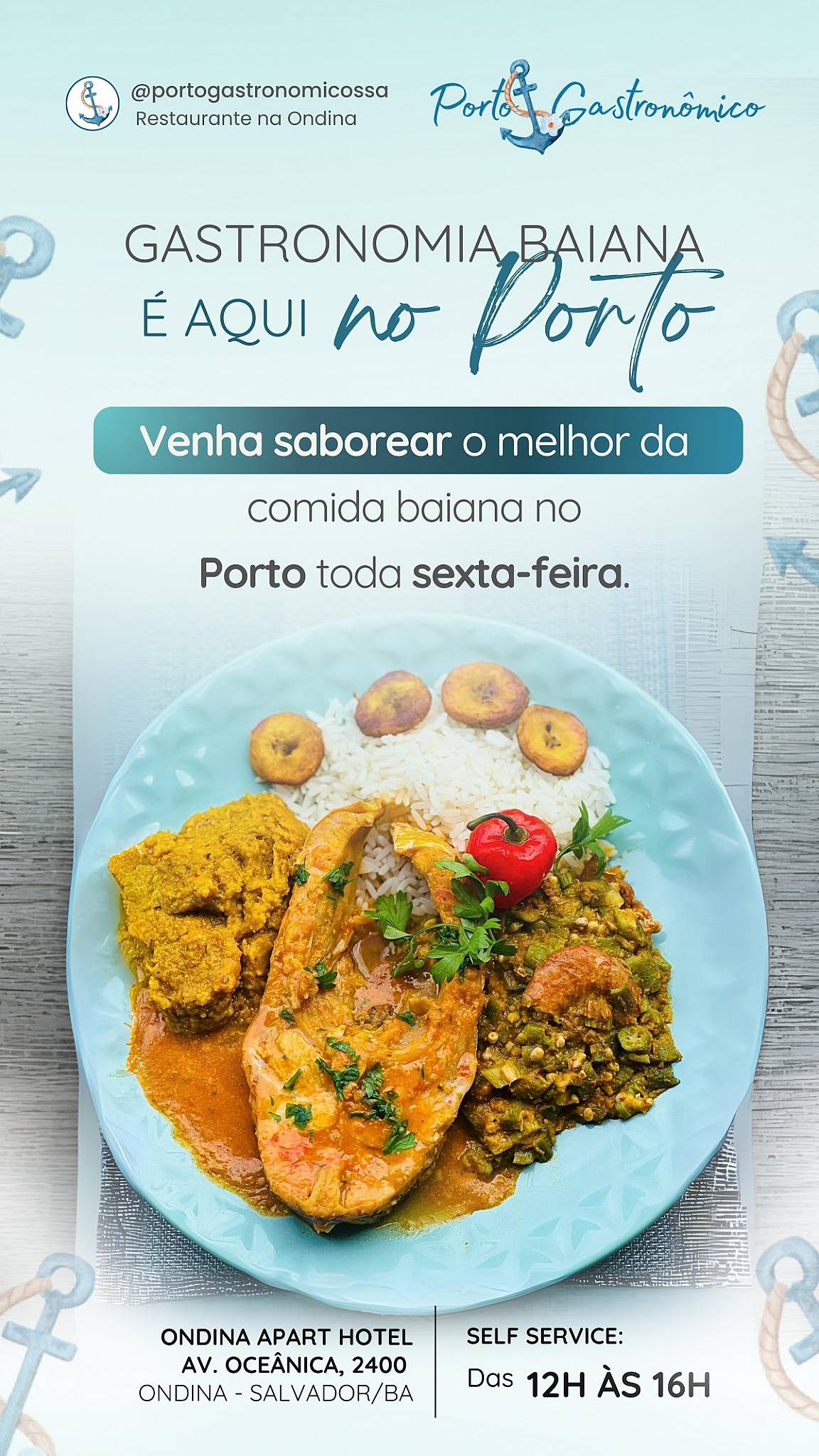 Menu em Porto Gastronômico - Ondina, Salvador