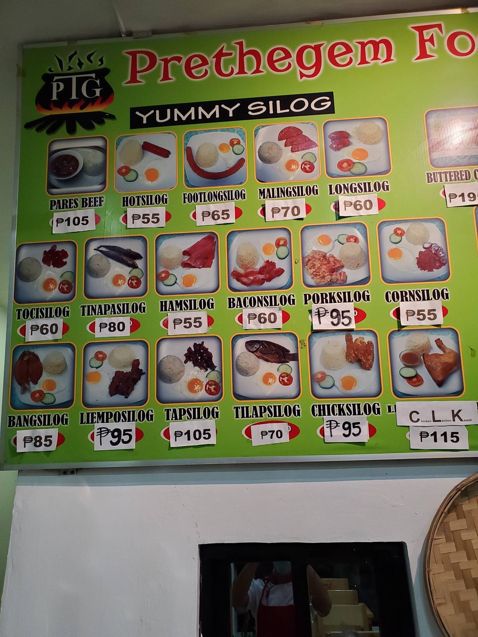 Menu at Prethegem Food House restaurant, San Mateo
