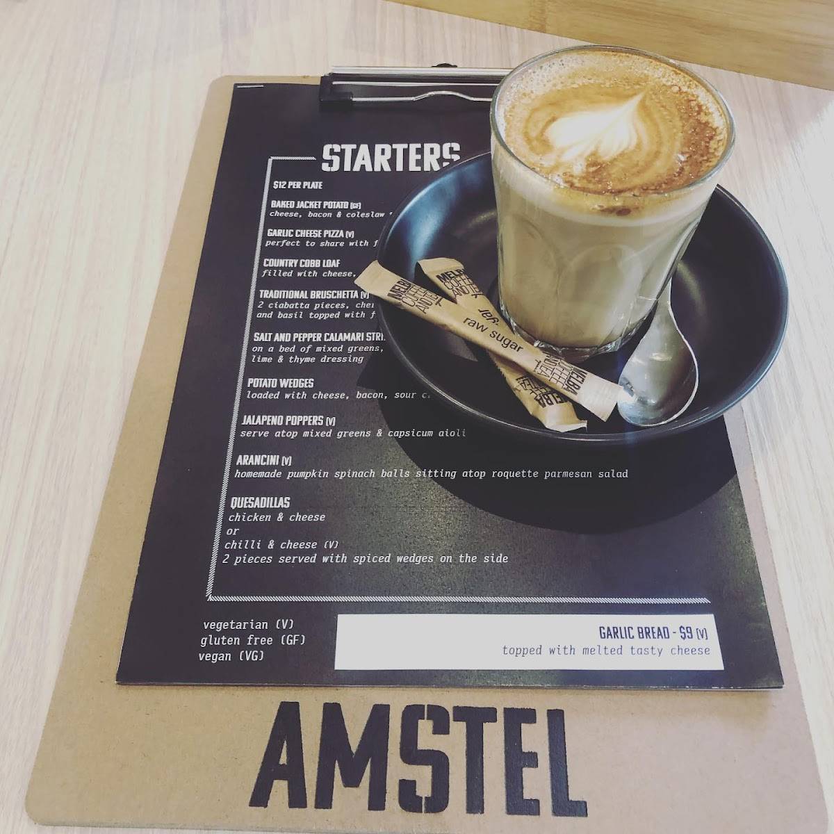 Menu at Amstel Club, Cranbourne