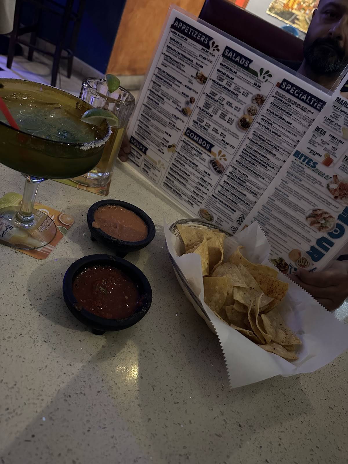 Menu at Azul Tequila Mexican Bar & Grill, Santa Clarita