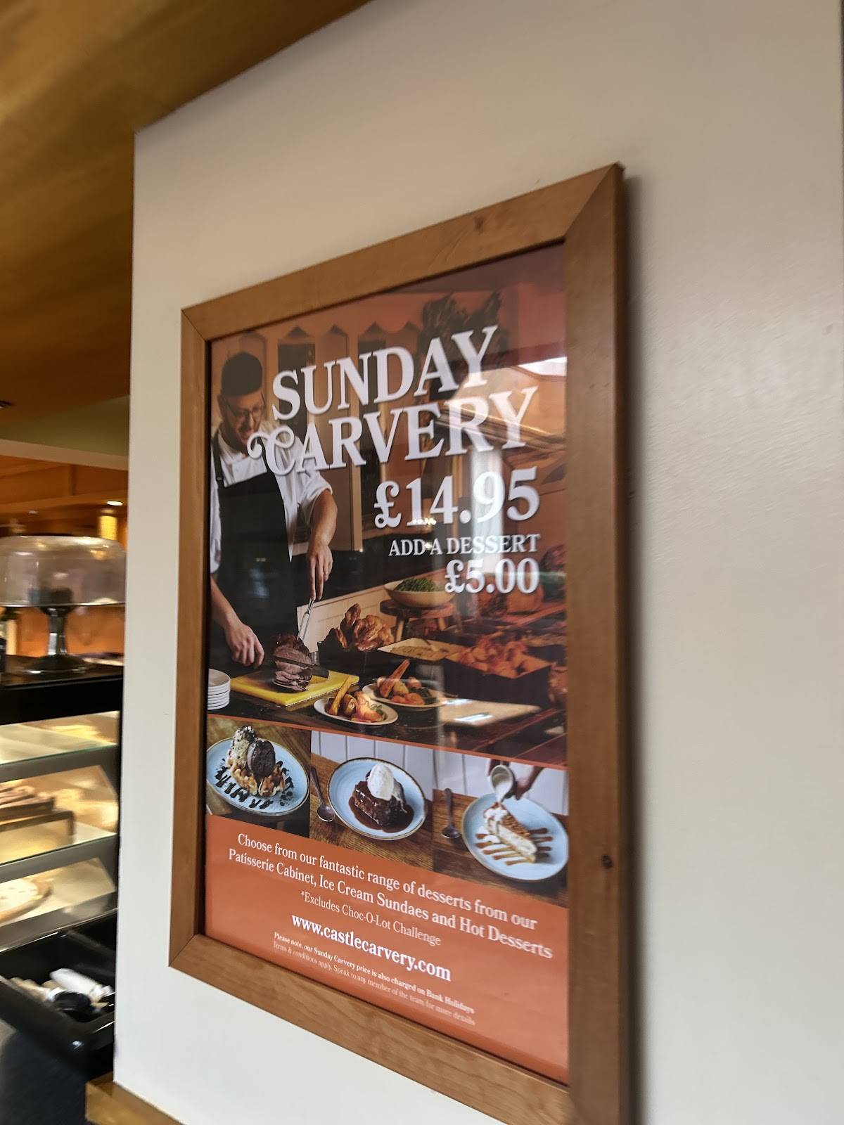 Menu at Castle Carvery - Caister pub & bar, Great Yarmouth