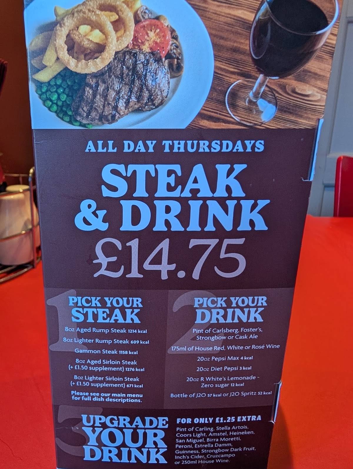 Menu at Five Bridges pub & bar, Sheerness