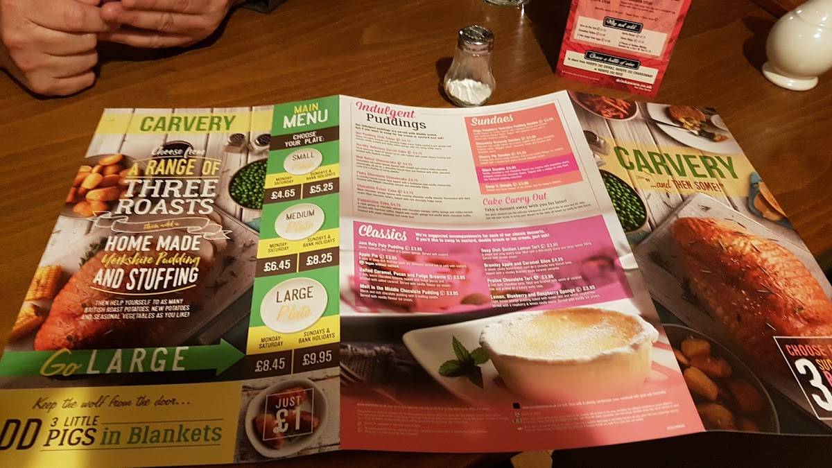Menu at Sessile Oak pub & bar, Llanelli