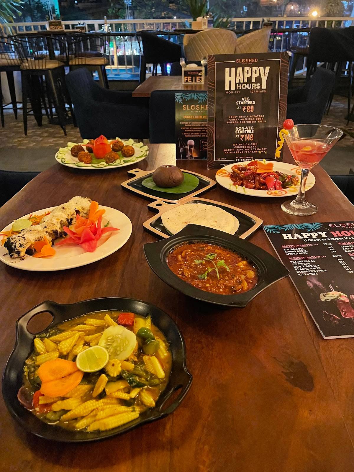 Menu at Sloshed Eatery & Bar, Bengaluru
