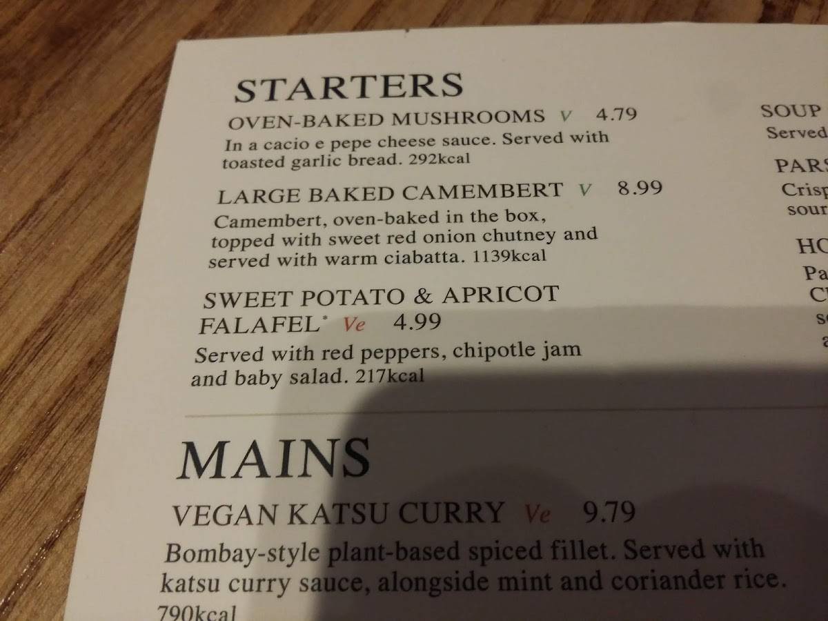 Menu at The Bell pub & bar, Walsall, Birmingham Rd