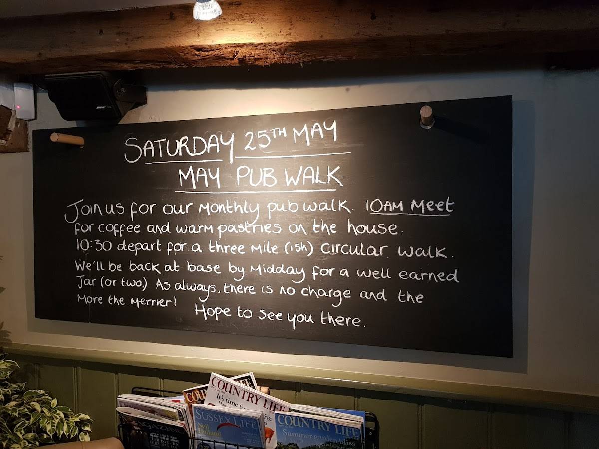 Menu at The Bolney Stage pub & bar, Bolney