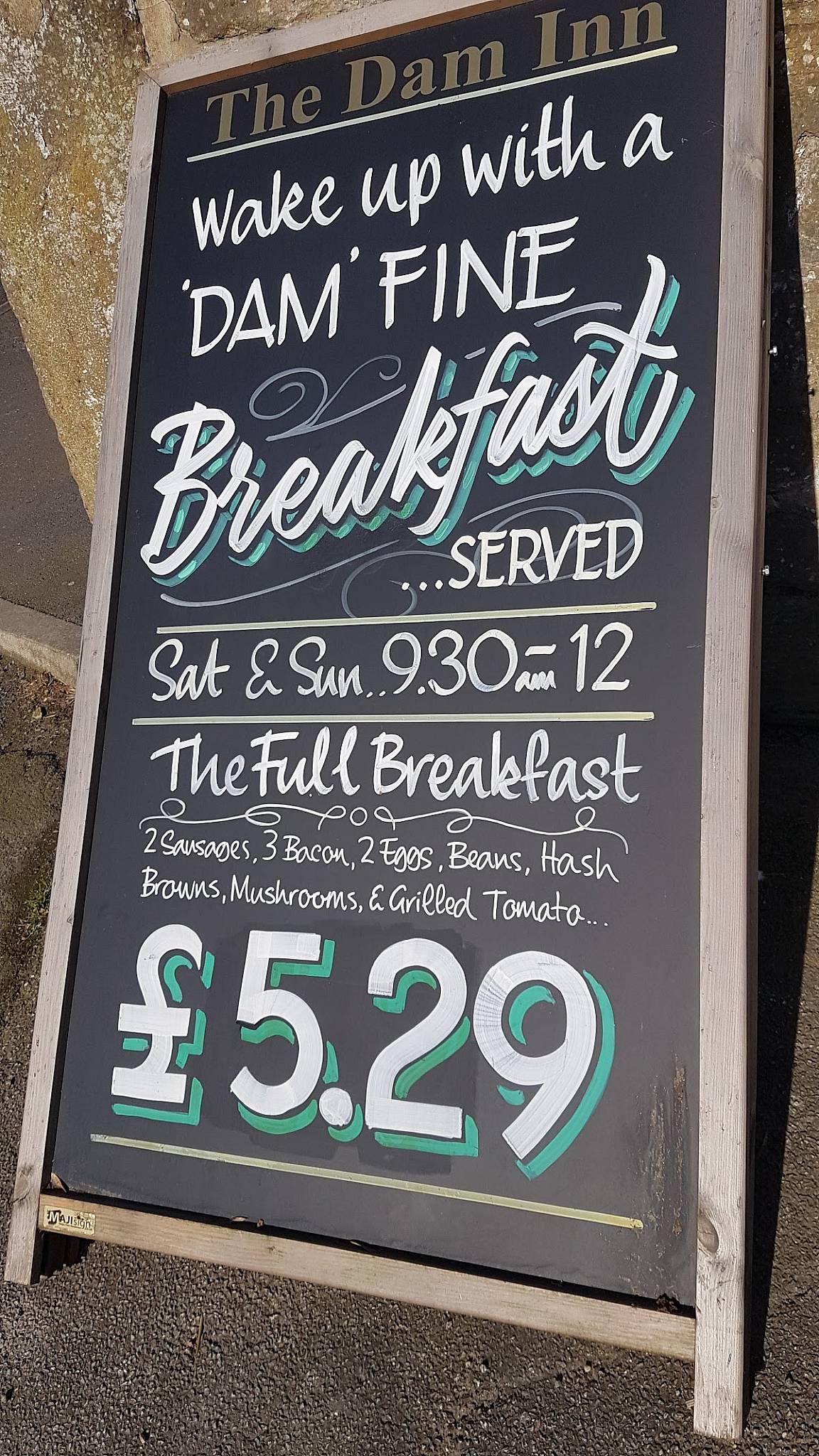 Menu at Dam - Wakefield pub & bar, Wakefield, 669 Barnsley Rd