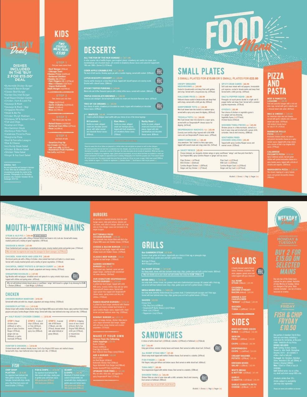 Menu at The John Gregory pub & bar, Weymouth, 113 Radipole Ln