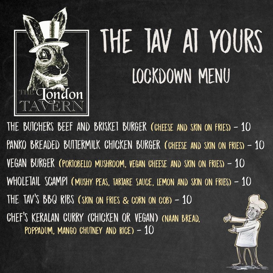 Menu at The London Tavern pub & bar, Ringwood