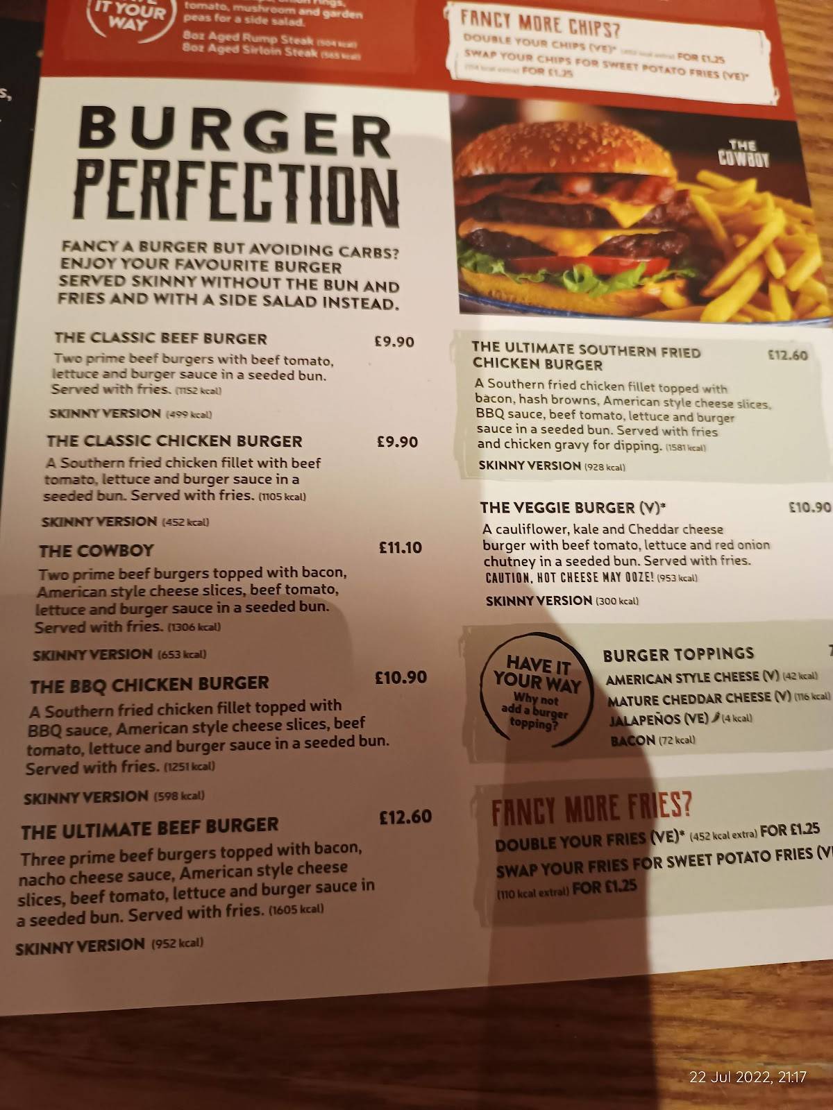 Menu at Trading Post pub & bar, Kettering