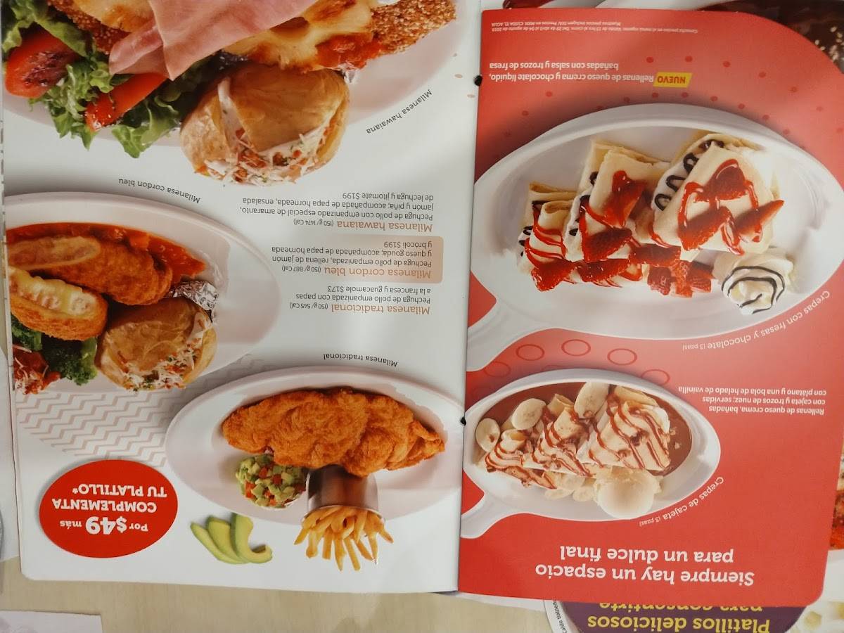 Menu at VIPS restaurant, Puerto Vallarta, Blvd. Francisco Medina ...