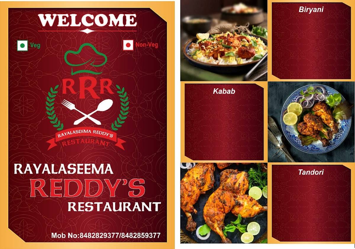 Menu at Rayalaseema Reddy's Restaurant (RRR), Pune, opp. Zensar IT Park