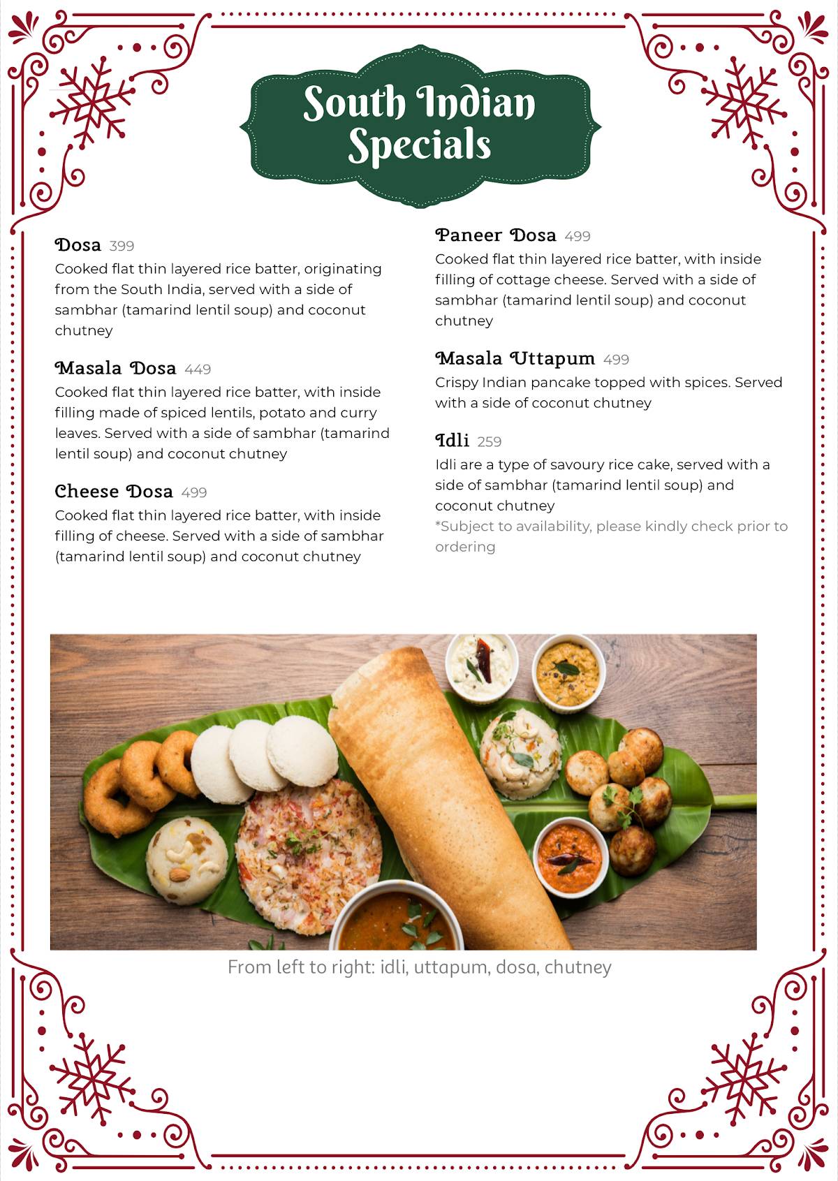 Menu at Queens at Bollywood - BGC restaurant, Taguig, Ground Floor