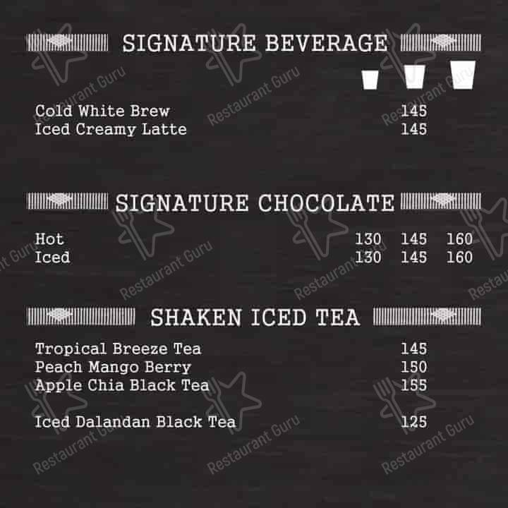 Menu at Bo's Coffee (Maginhawa) cafe, Quezon City, Brgy