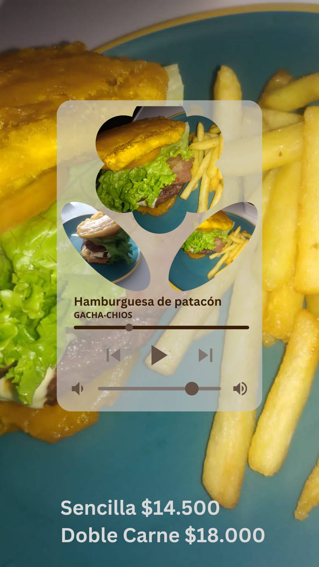 Carta de RESTAURANTE GACHA-CHIOS, Gachalá