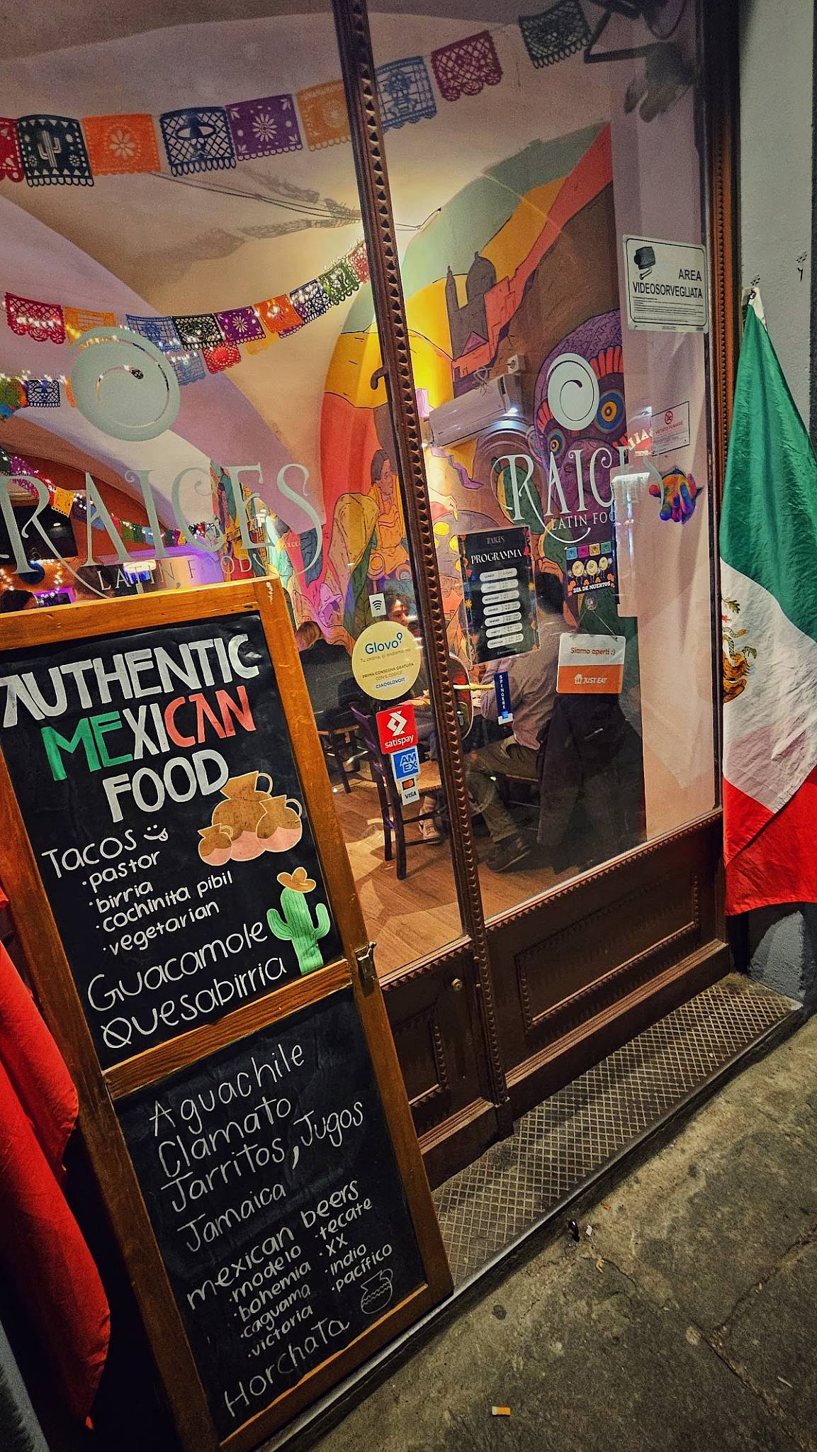 Menu at Raices Latin Food restaurant, Florence