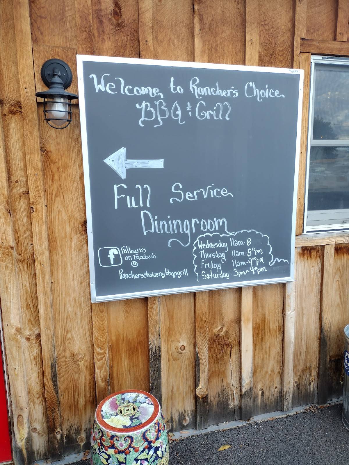 Menu at Ranchers Choice NY BBQ, Syracuse