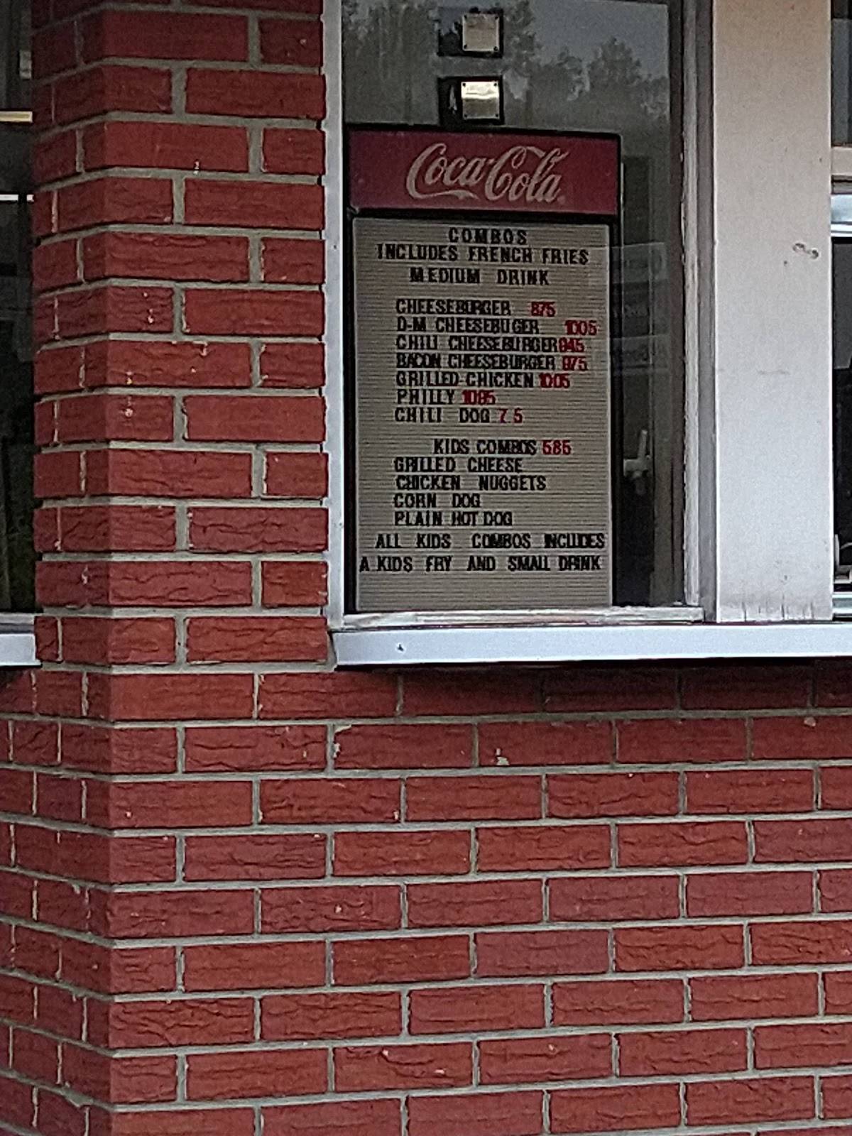 Menu at Rebel Dip restaurant, Gulfport