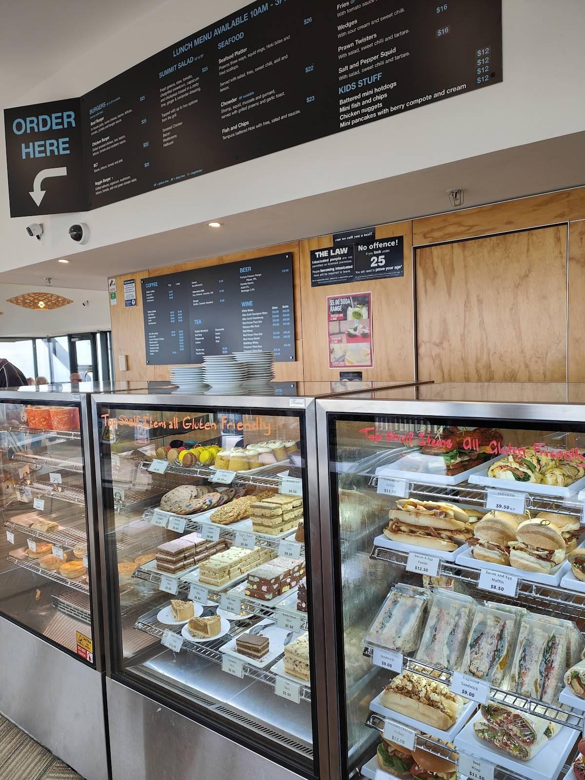 Menu at Red Rock Cafe, Christchurch, 10 Bridle Path Rd