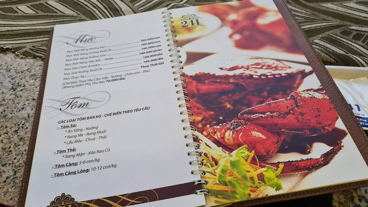 Menu at 241 Restaurant, Ho Chi Minh City, 45 Đ. Phạm Viết Chánh