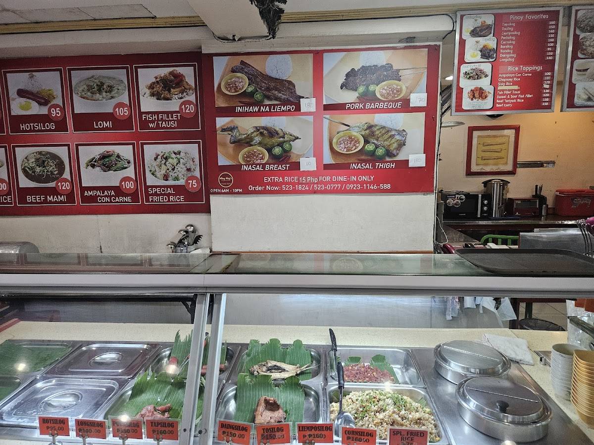 Menu at Aling Fely's BBQ & Bakeshop, Manila, Del Pilar St
