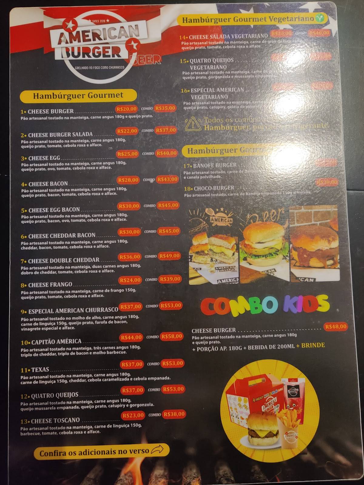 Menu at Américan Burger Beer Ubatuba restaurant, Ubatuba