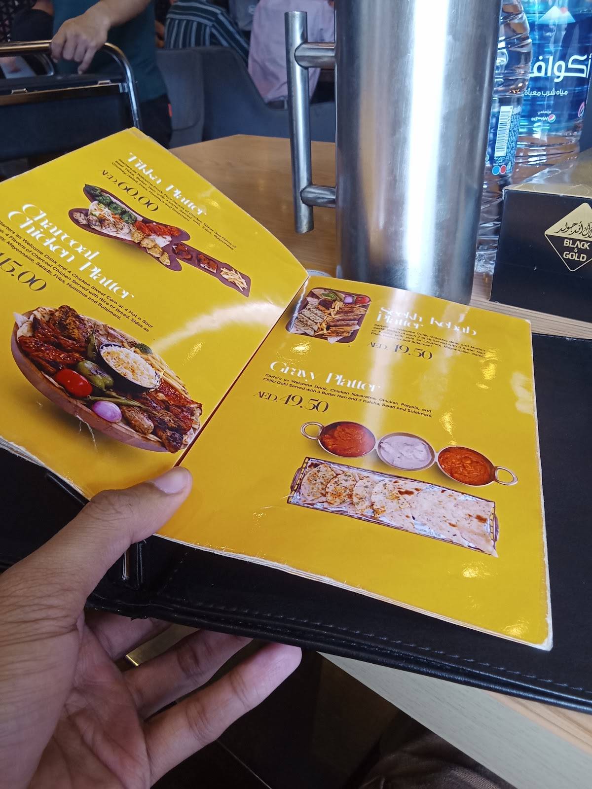 Menu at Arabian Majlis Mandi Restaurant, Dubai