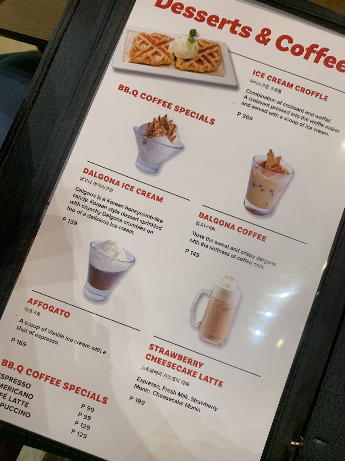 Menu at BBQ CHICKEN SM PAMPANGA, San Fernando