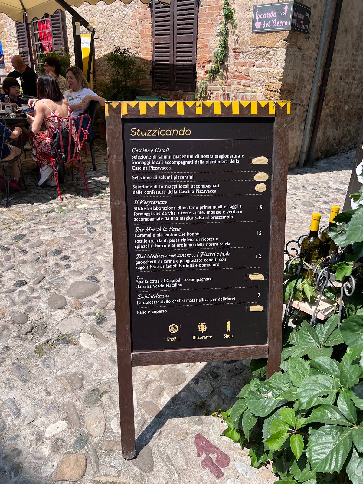 Menu at Bar Ristorante La Rocca 1964, Castell'Arquato