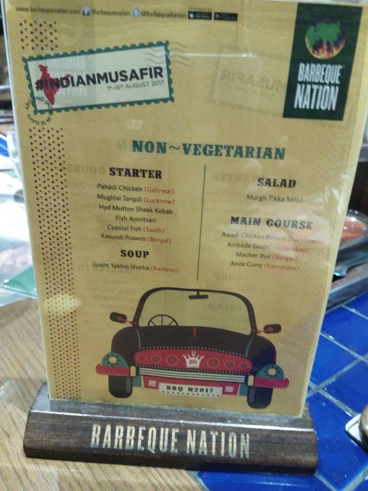 Menu at Barbeque Nation - Mumbai - Mahape, Navi Mumbai, Ground Floor