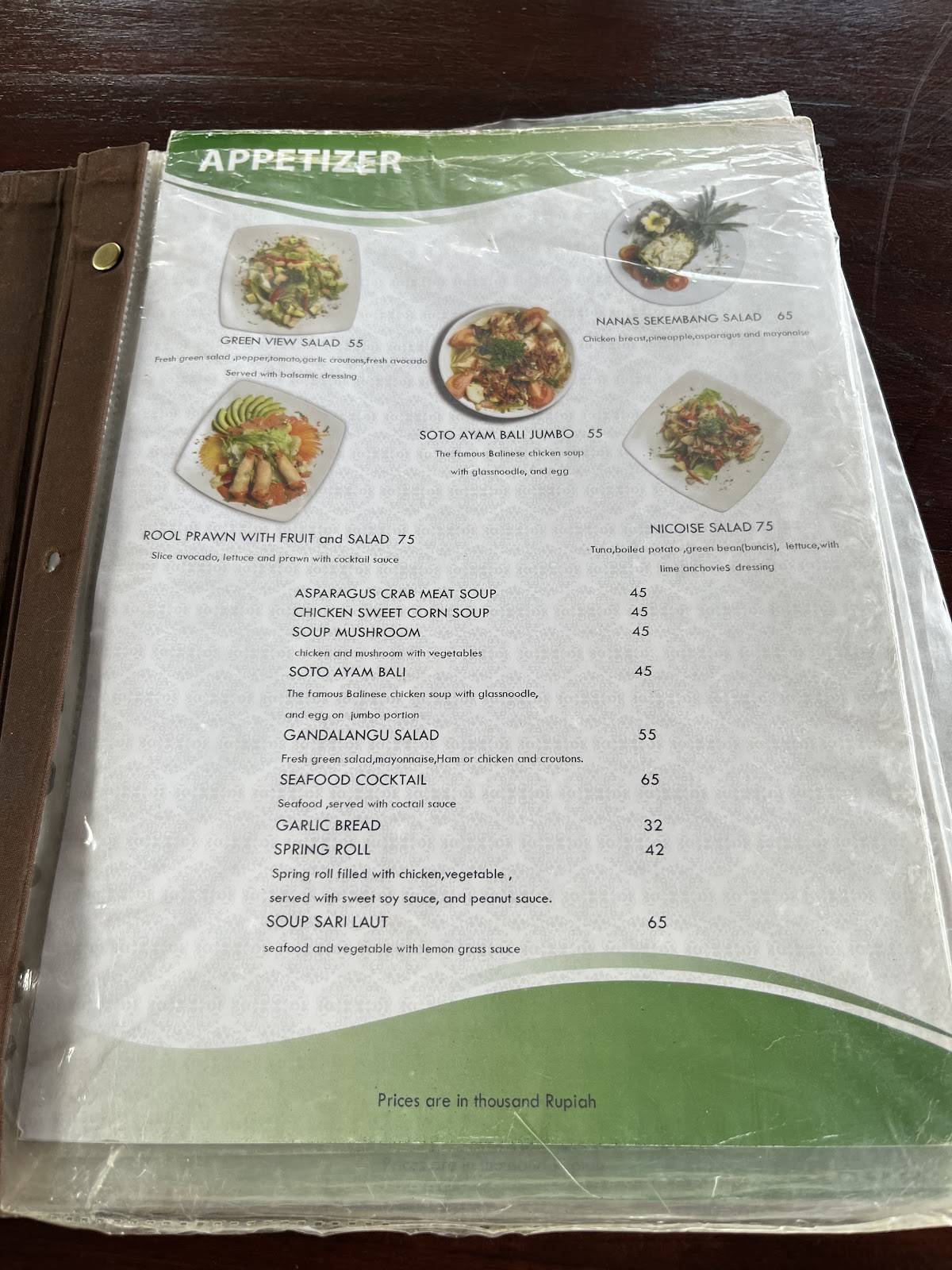Menu at Restoran Bebek Joni restaurant, Peliatan