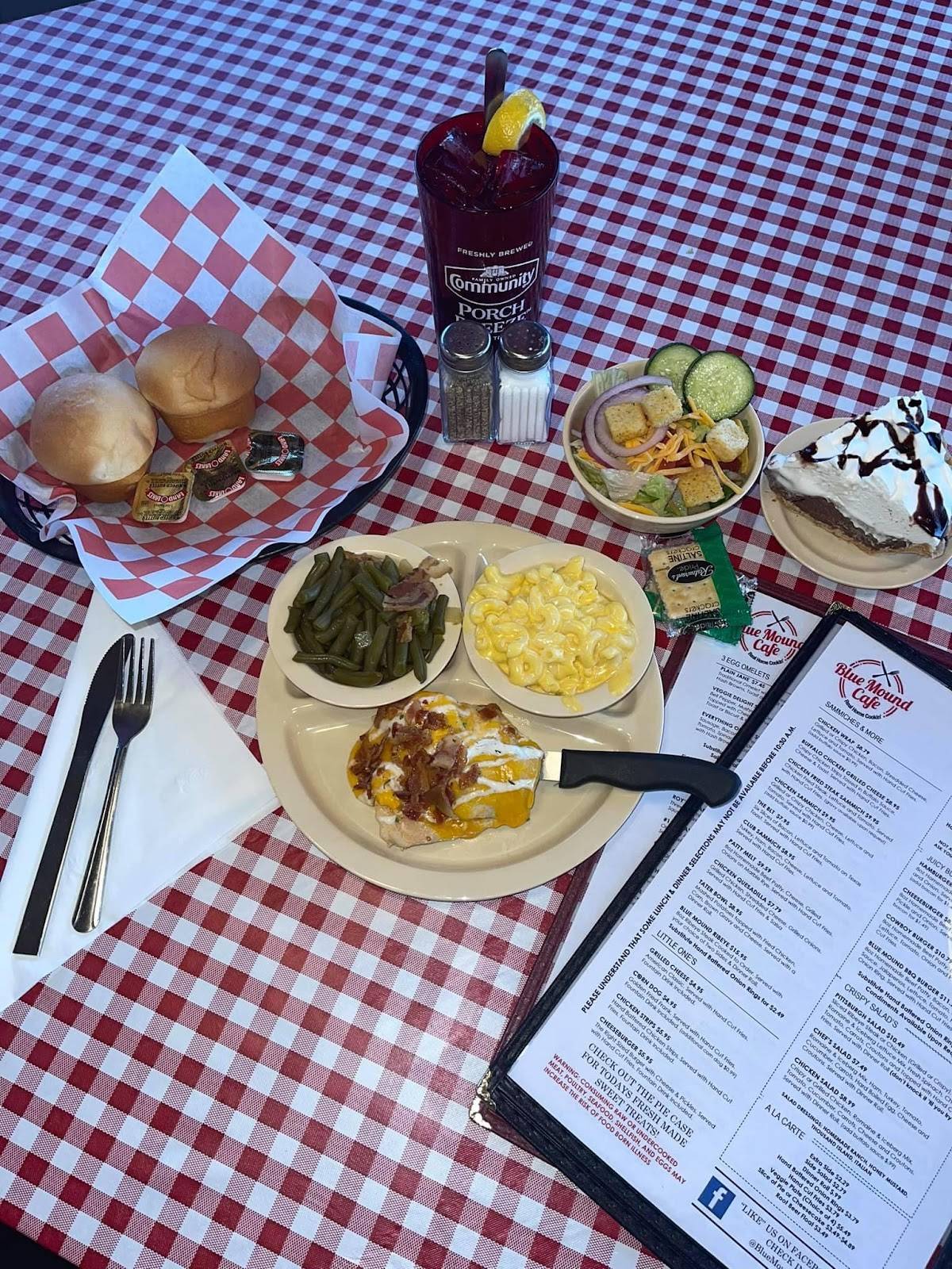Menu at Blue Mound Cafe - Belknap, Fort Worth