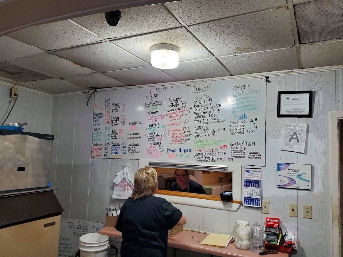 Menu at Butcher Block restaurant, Pontotoc, 140 Highway 15 Byp