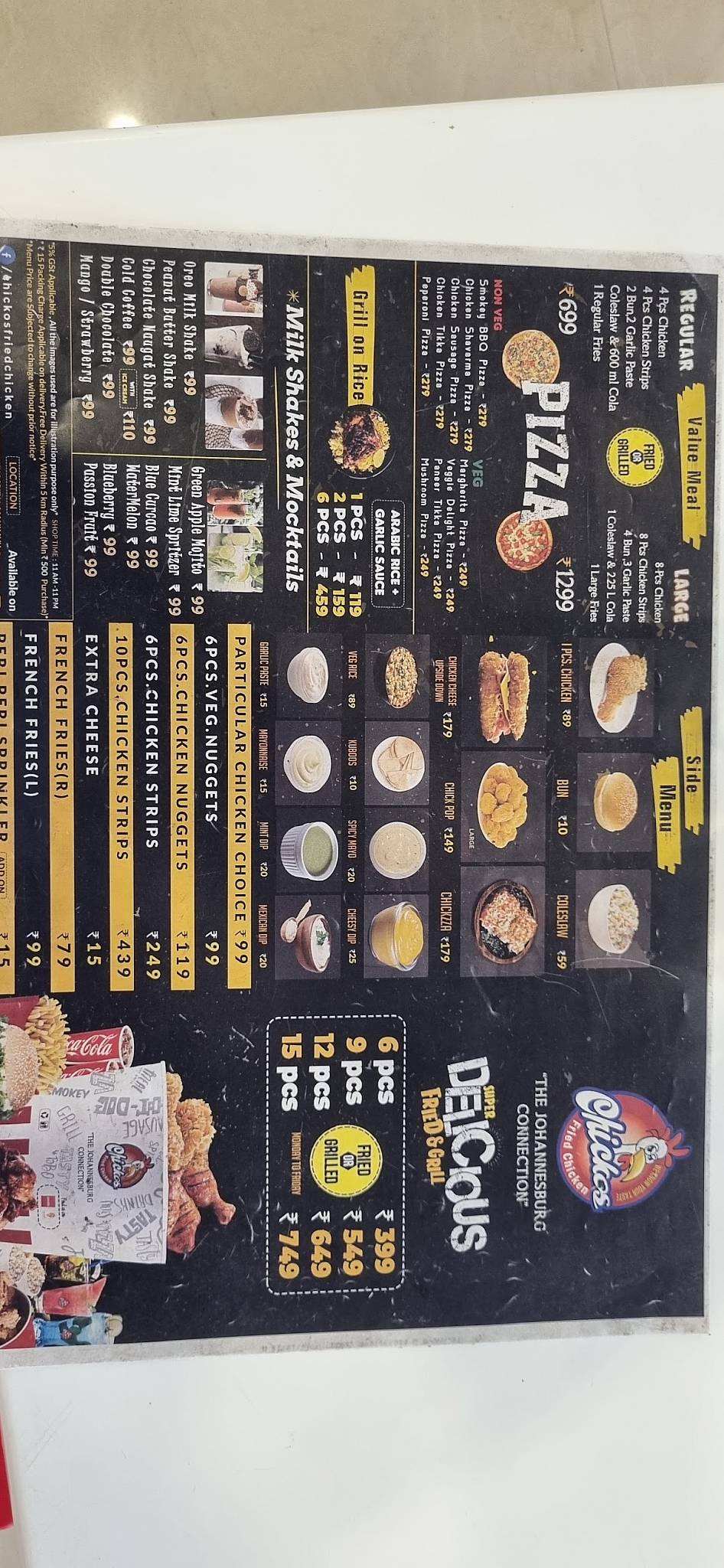 Menu at Chickos Fried Chicken, Kozhikode, 24/417 A - 20
