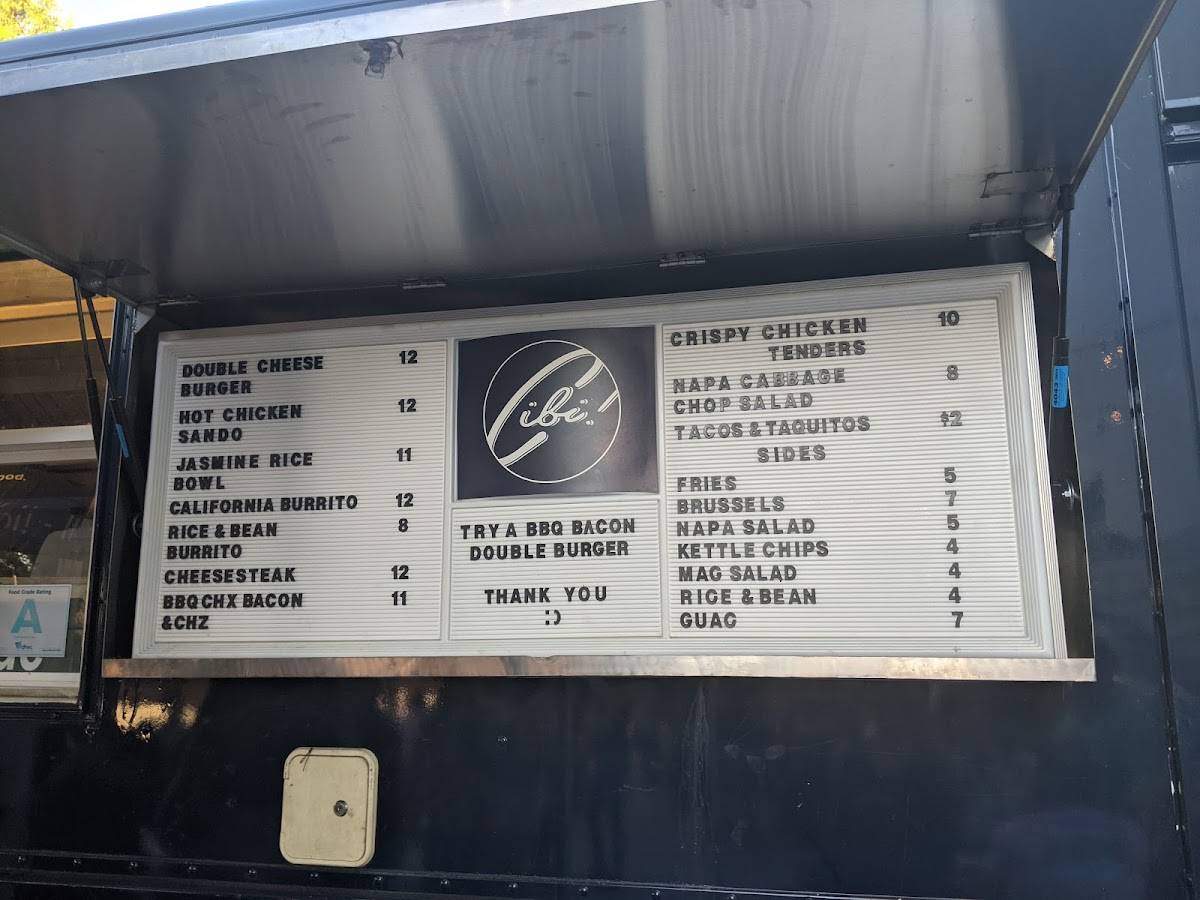 Menu at Cibi Cibi restaurant, Rock Hill