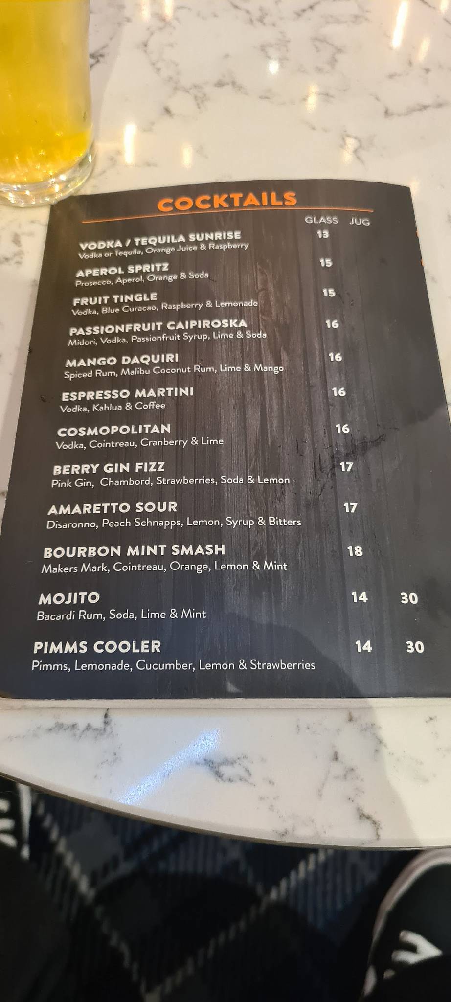 Menu at Diamond Creek Hotel pub & bar, Diamond Creek, 29 Main ...